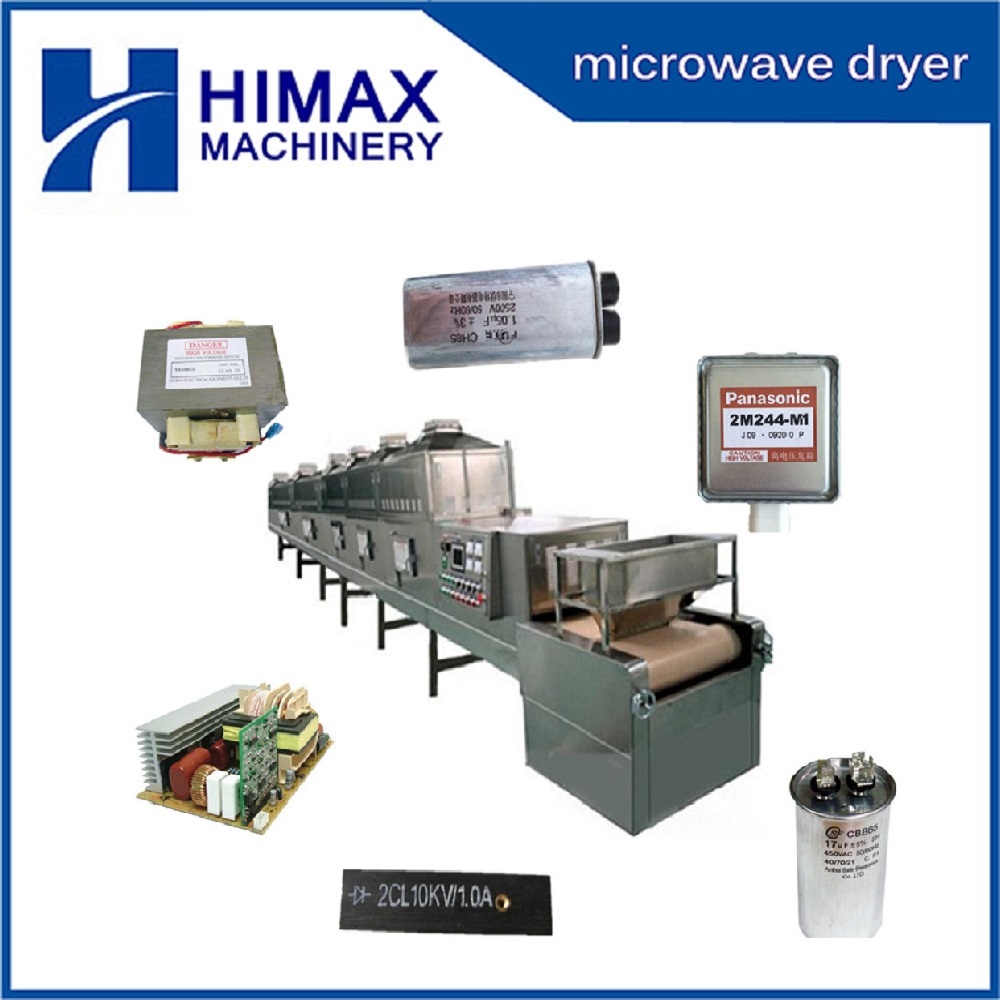 Máquina de deshidratador industrial de túnel de vacío de microondas ...